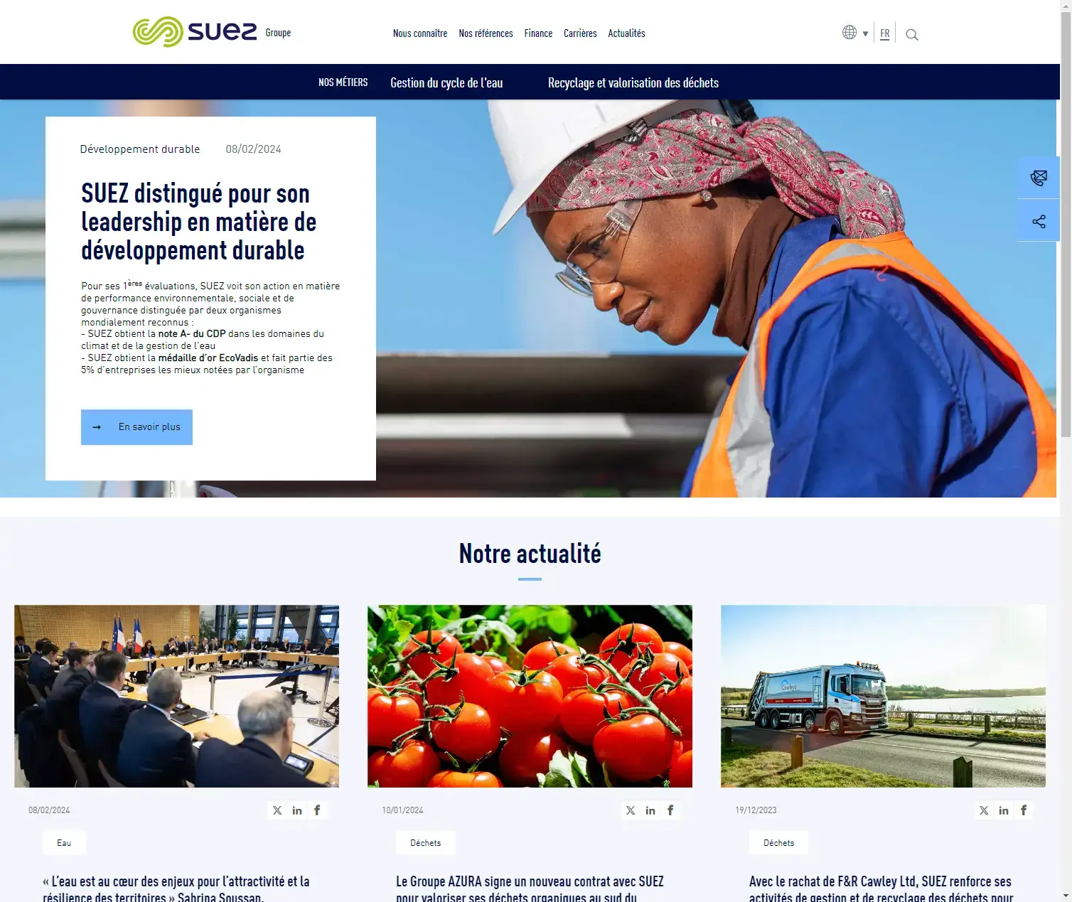 SUEZ : au service des entreprises avec Magnitude